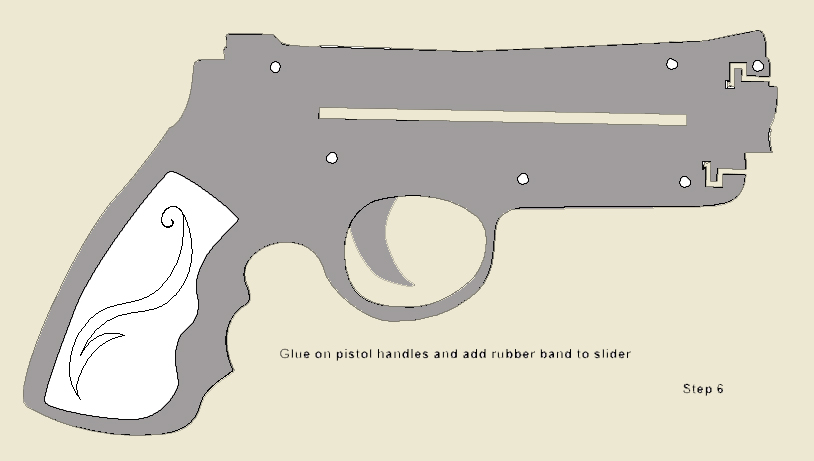 Revolver with bullets Directions – Ross Custom Woodworking